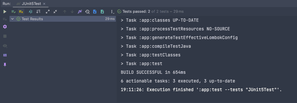 Gradle Gradle Project 에 Junit5 Assertthat 설정 