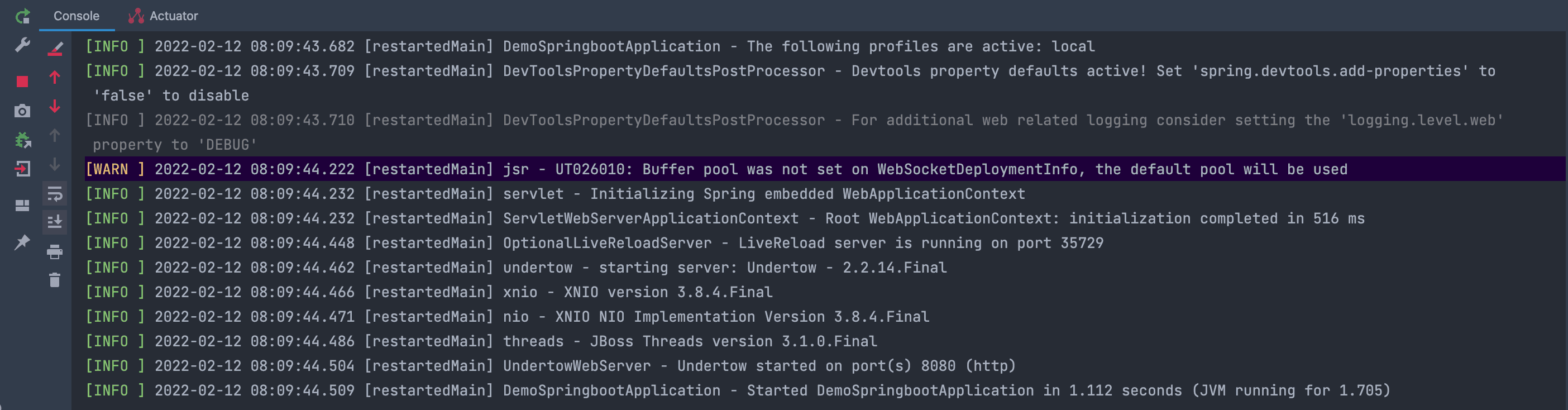 [springboot] Spring Boot project 시작하기, log4j2 + yml
